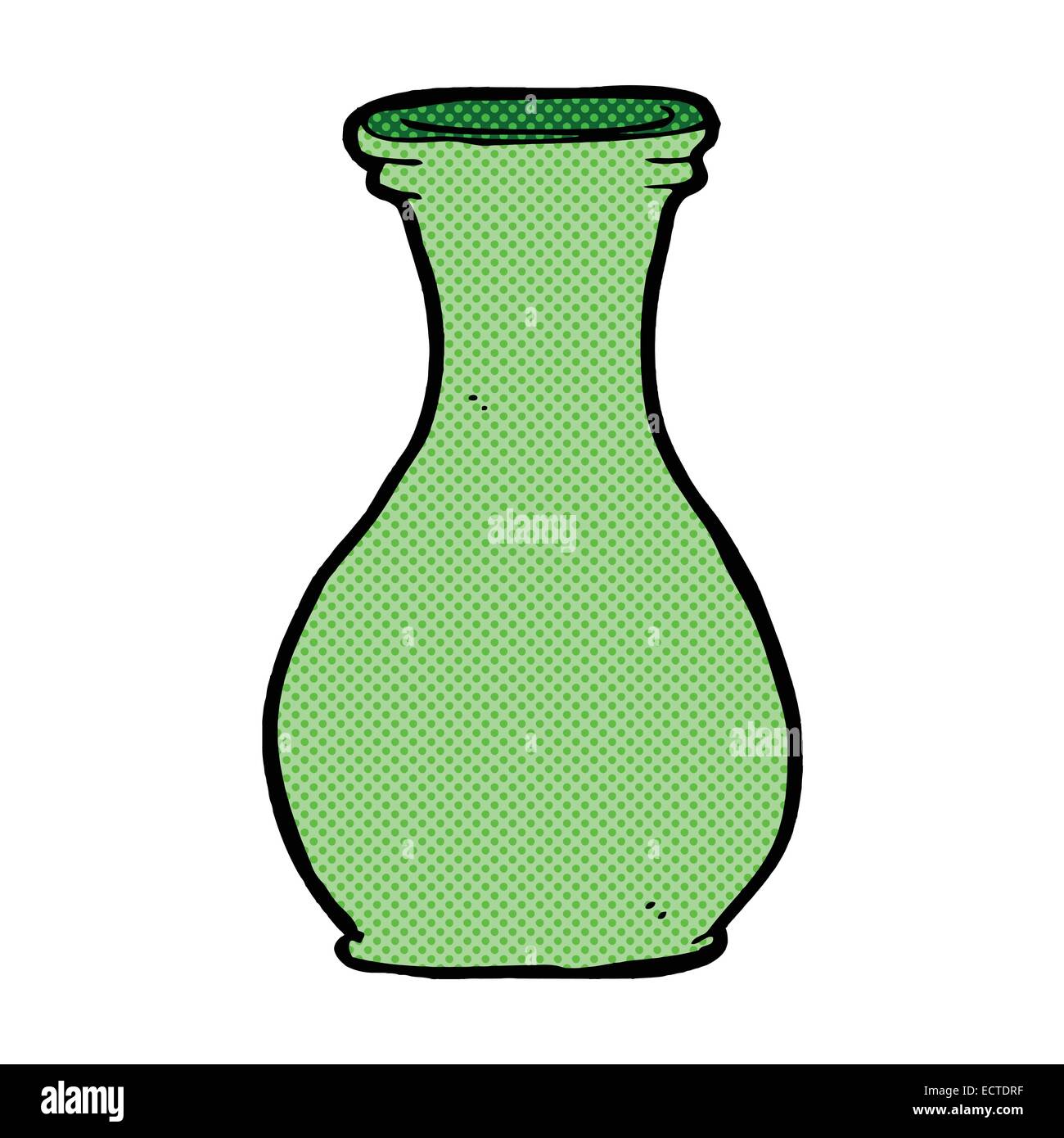 retro comic book style cartoon vase Stock Vector Image & Art - Alamy