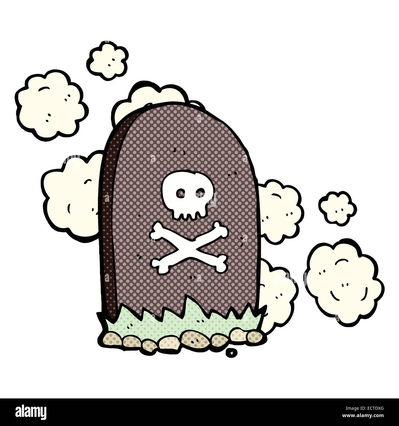 retro comic book style cartoon grave Stock Vector Image & Art - Alamy