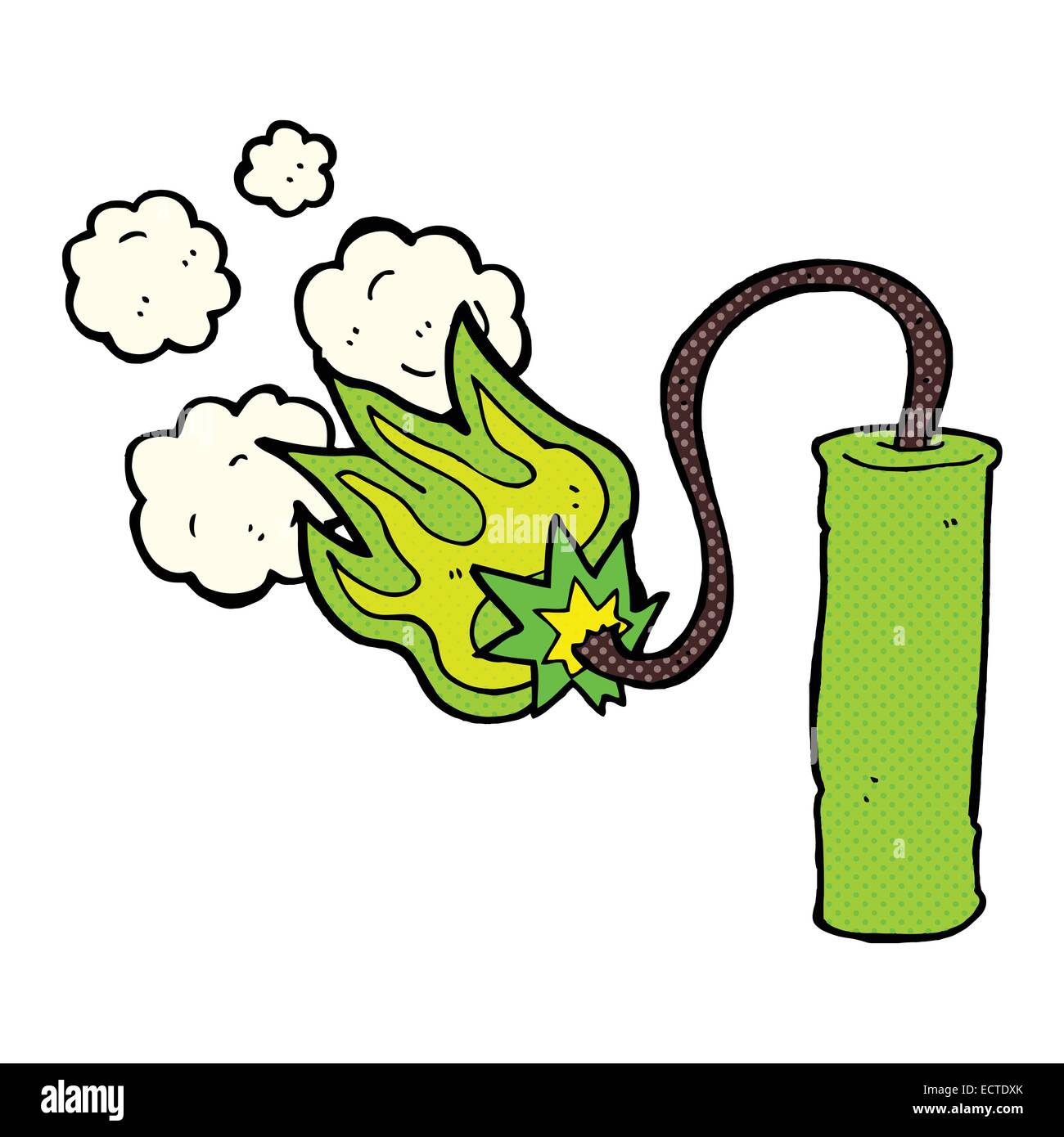 retro comic book style cartoon dynamite Stock Vector Image & Art - Alamy