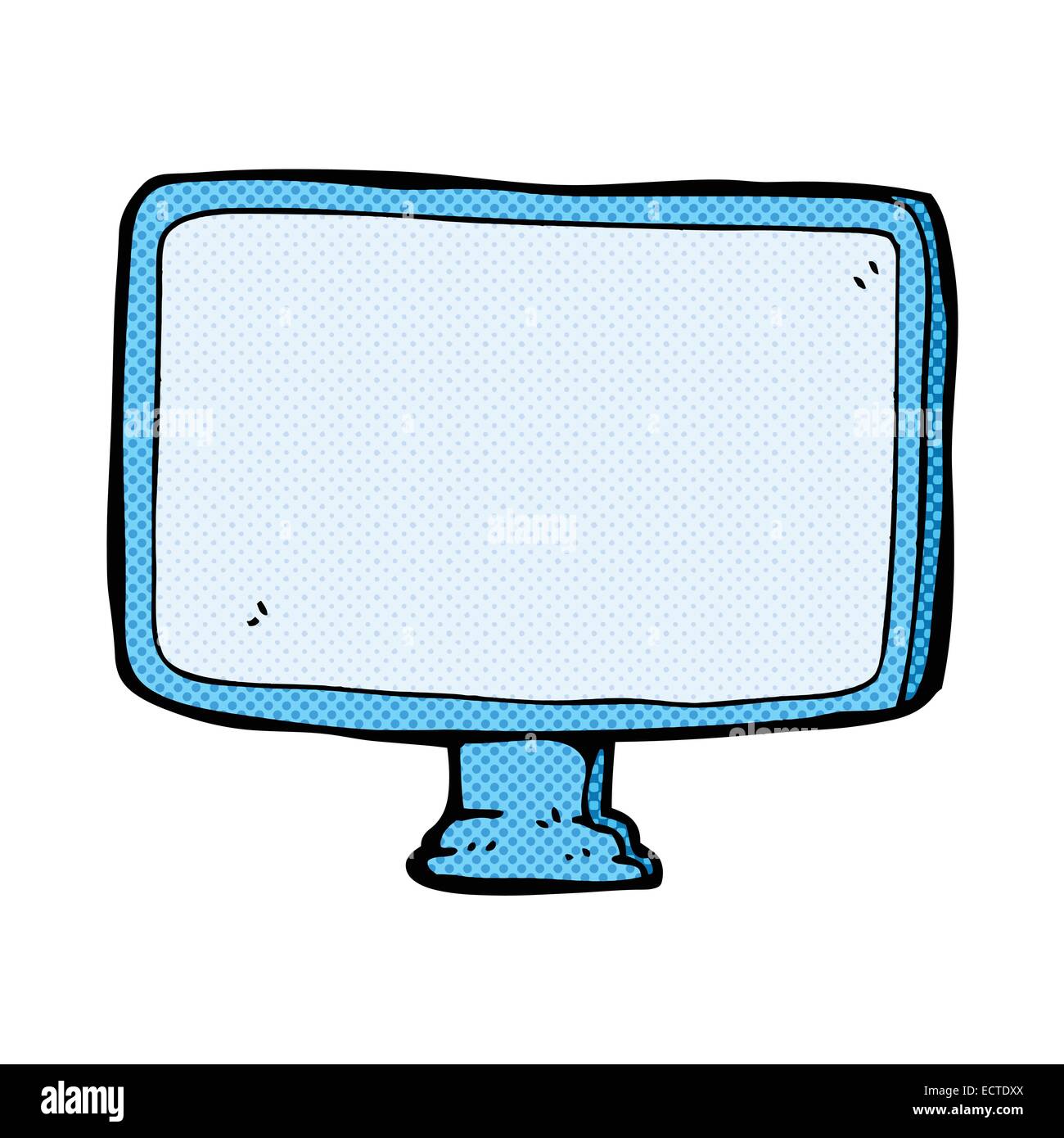 retro comic book style cartoon computer screen Stock Vector Image & Art ...