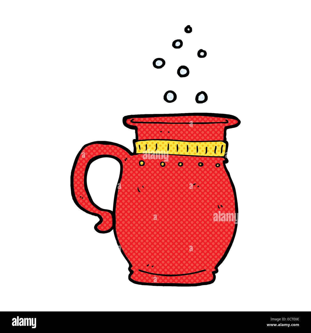 retro comic book style cartoon beer tankard Stock Vector Image & Art ...