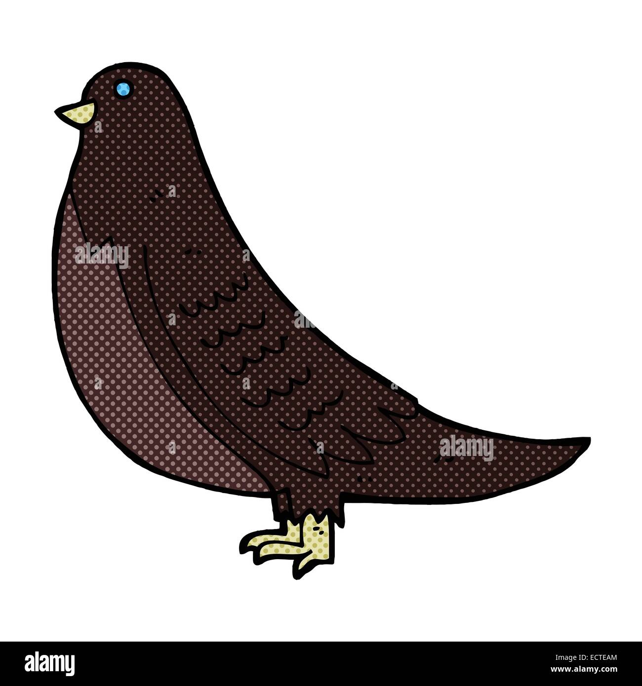 retro comic book style cartoon bird Stock Vector Image & Art - Alamy