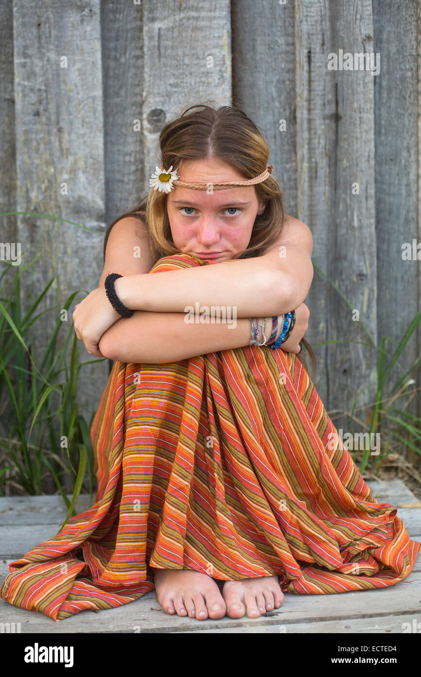 Girl hippies hi-res stock photography and images - Alamy