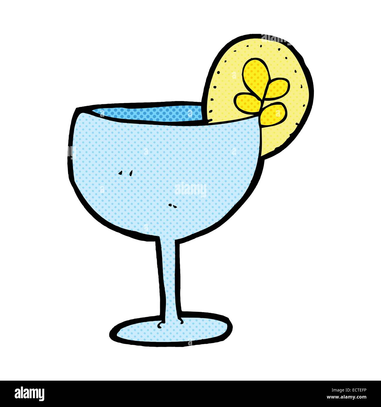 retro comic book style cartoon cocktail Stock Vector Image & Art - Alamy