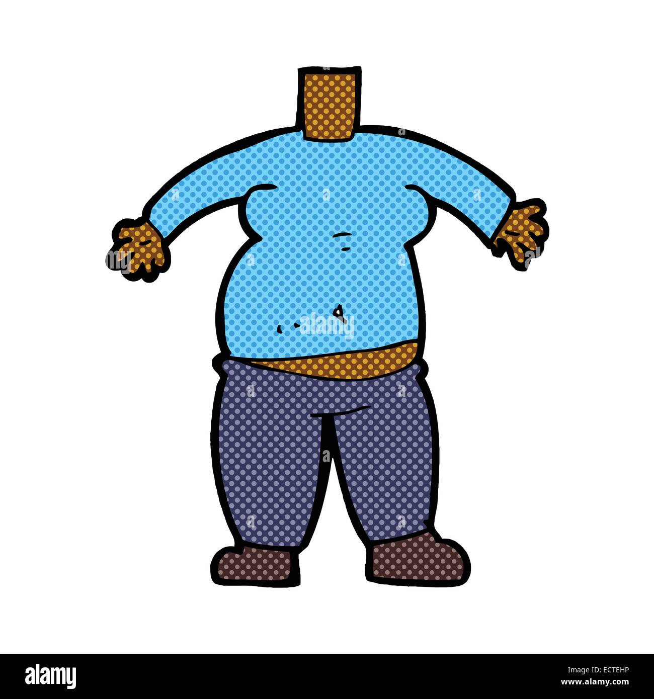 retro comic book style cartoon body (mix and match retro comic book ...