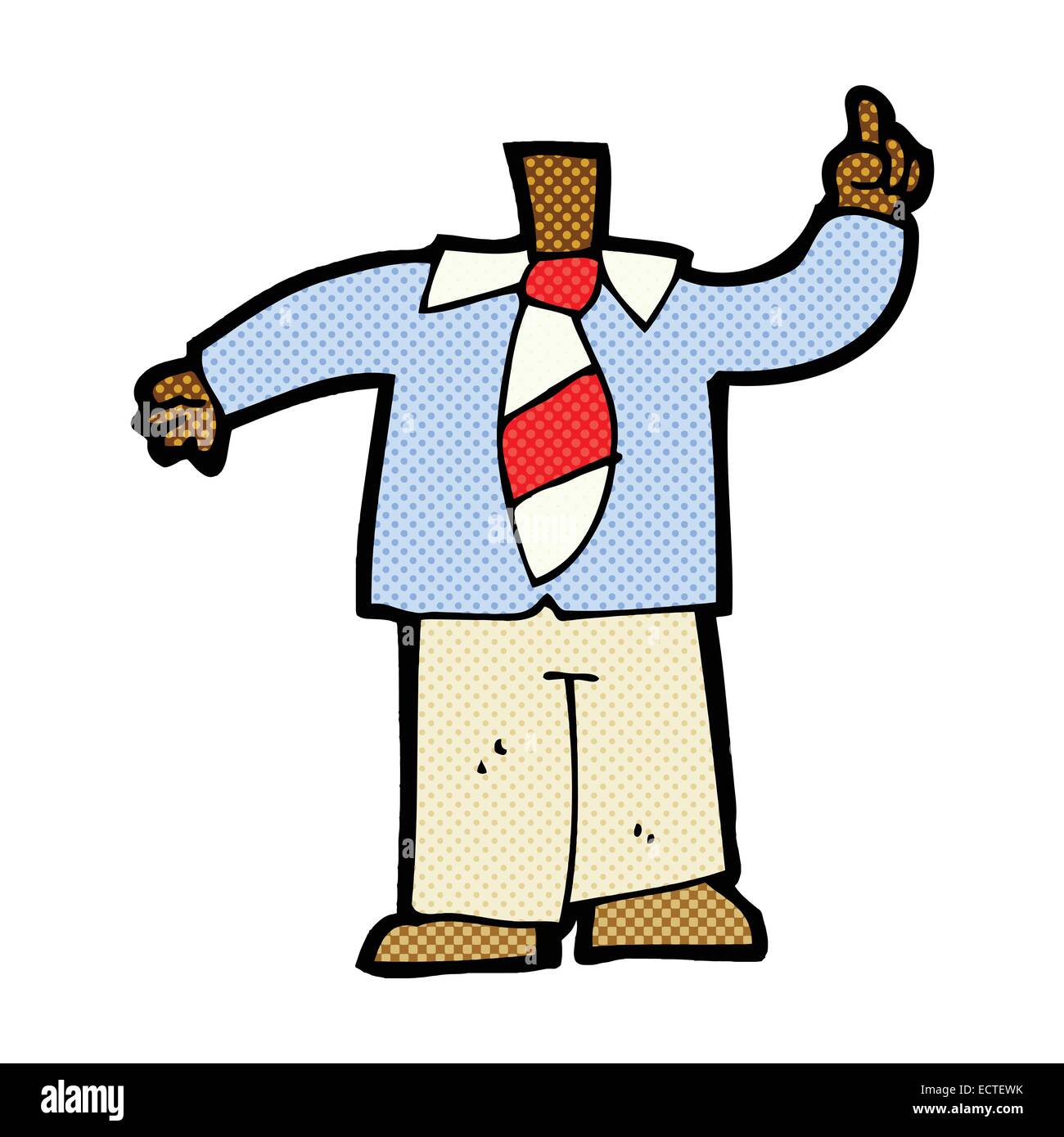 retro comic book style cartoon body Stock Vector Image & Art - Alamy