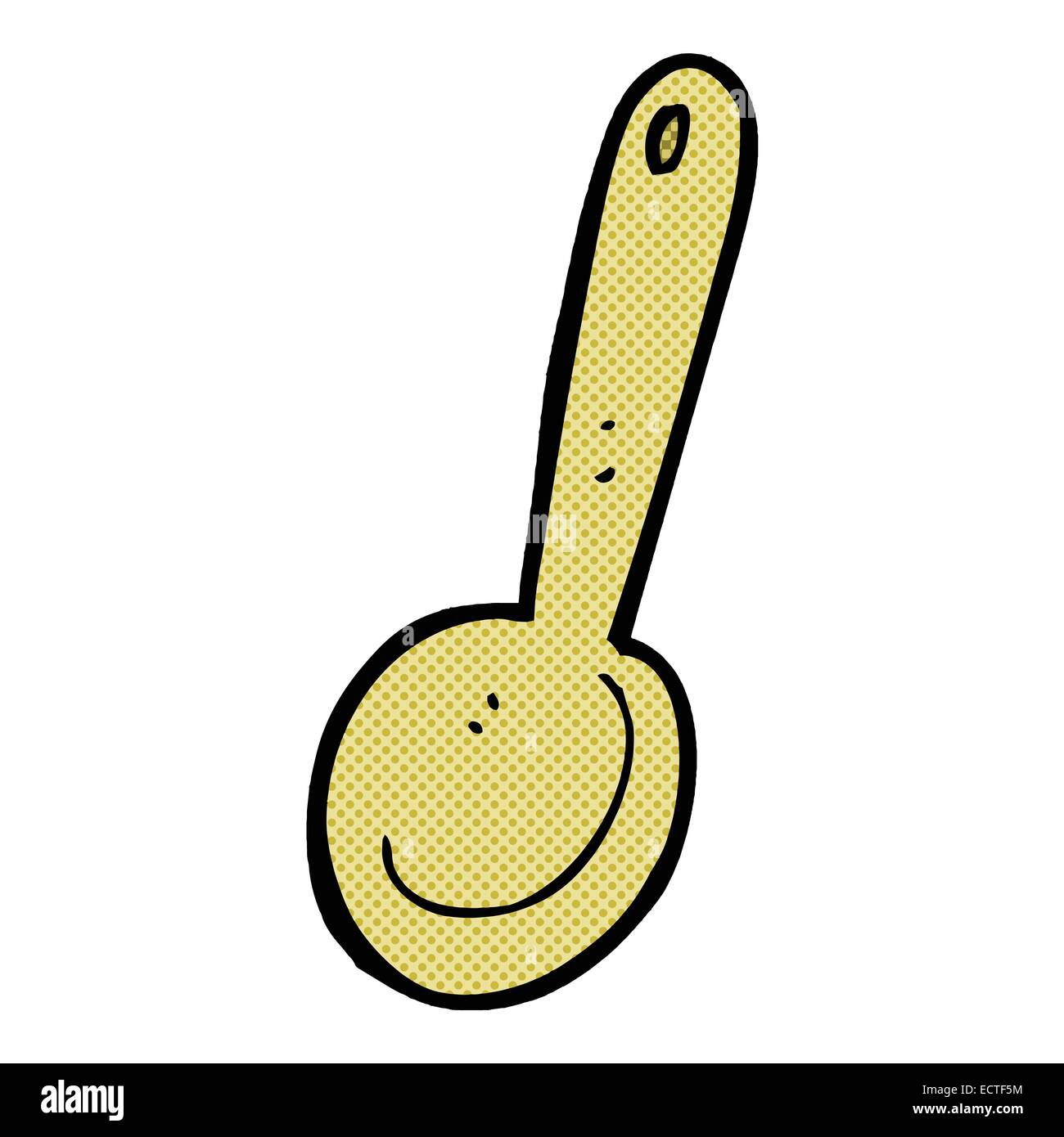 retro comic book style cartoon spoon Stock Vector Image & Art - Alamy