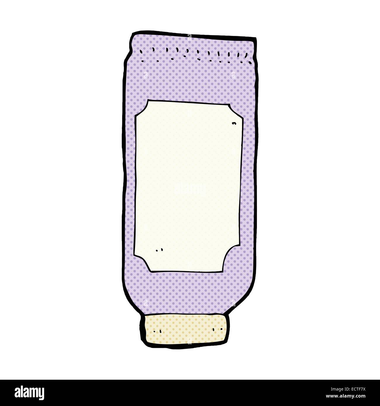 retro comic book style cartoon lotion Stock Vector Image & Art - Alamy