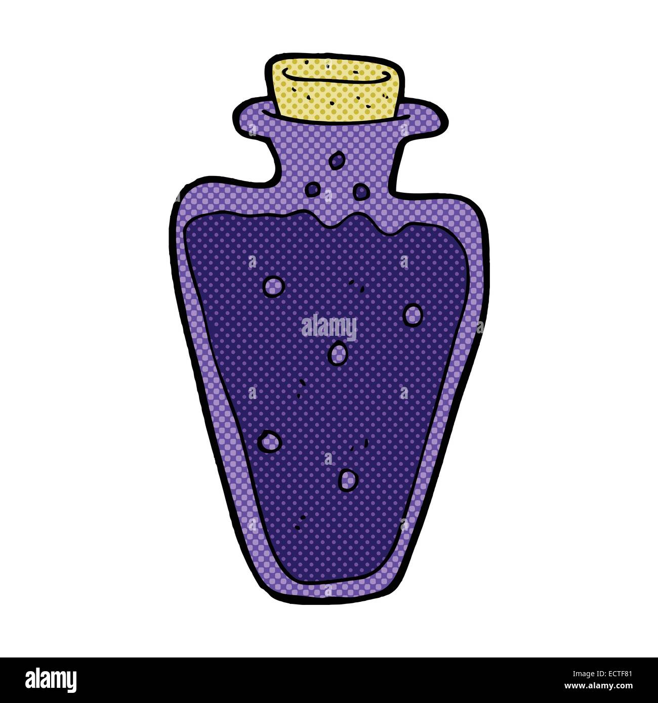 retro comic book style cartoon potion Stock Vector Image & Art - Alamy