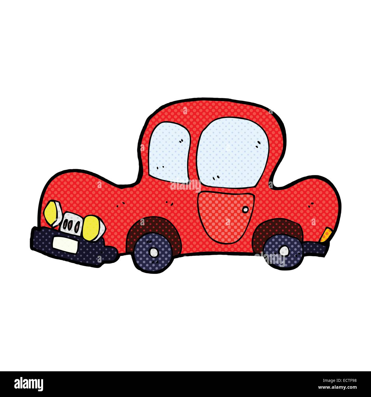 retro comic book style cartoon car Stock Vector Image & Art - Alamy