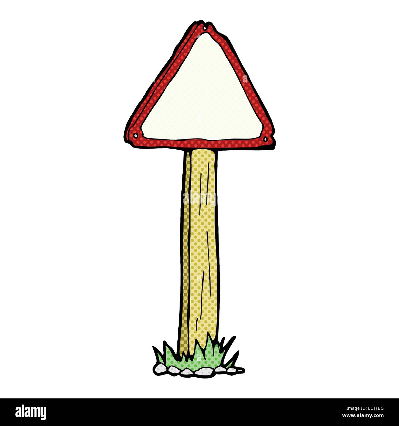 retro comic book style cartoon signpost Stock Vector Image & Art - Alamy