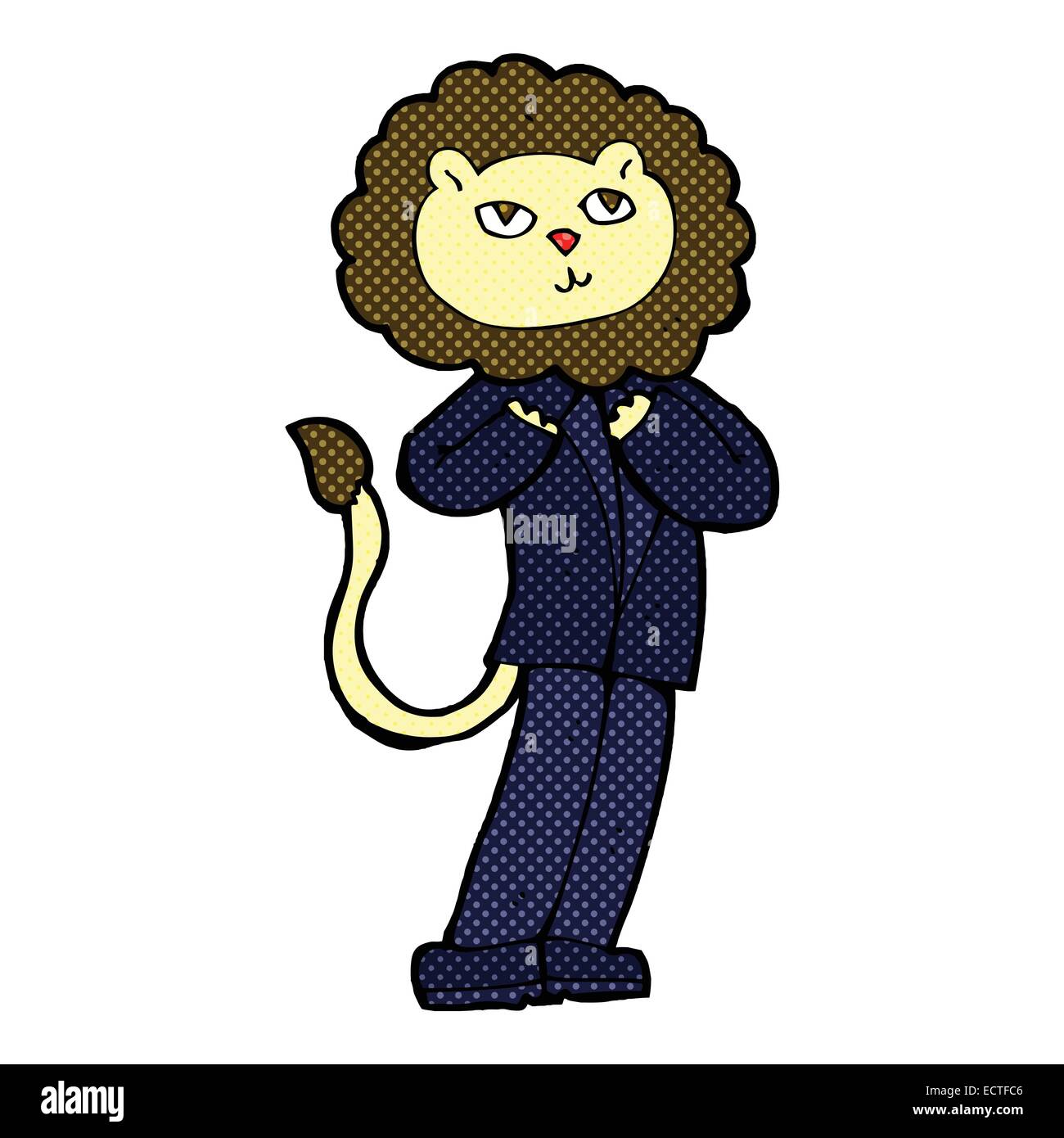 Lion man comic hi-res stock photography and images - Alamy