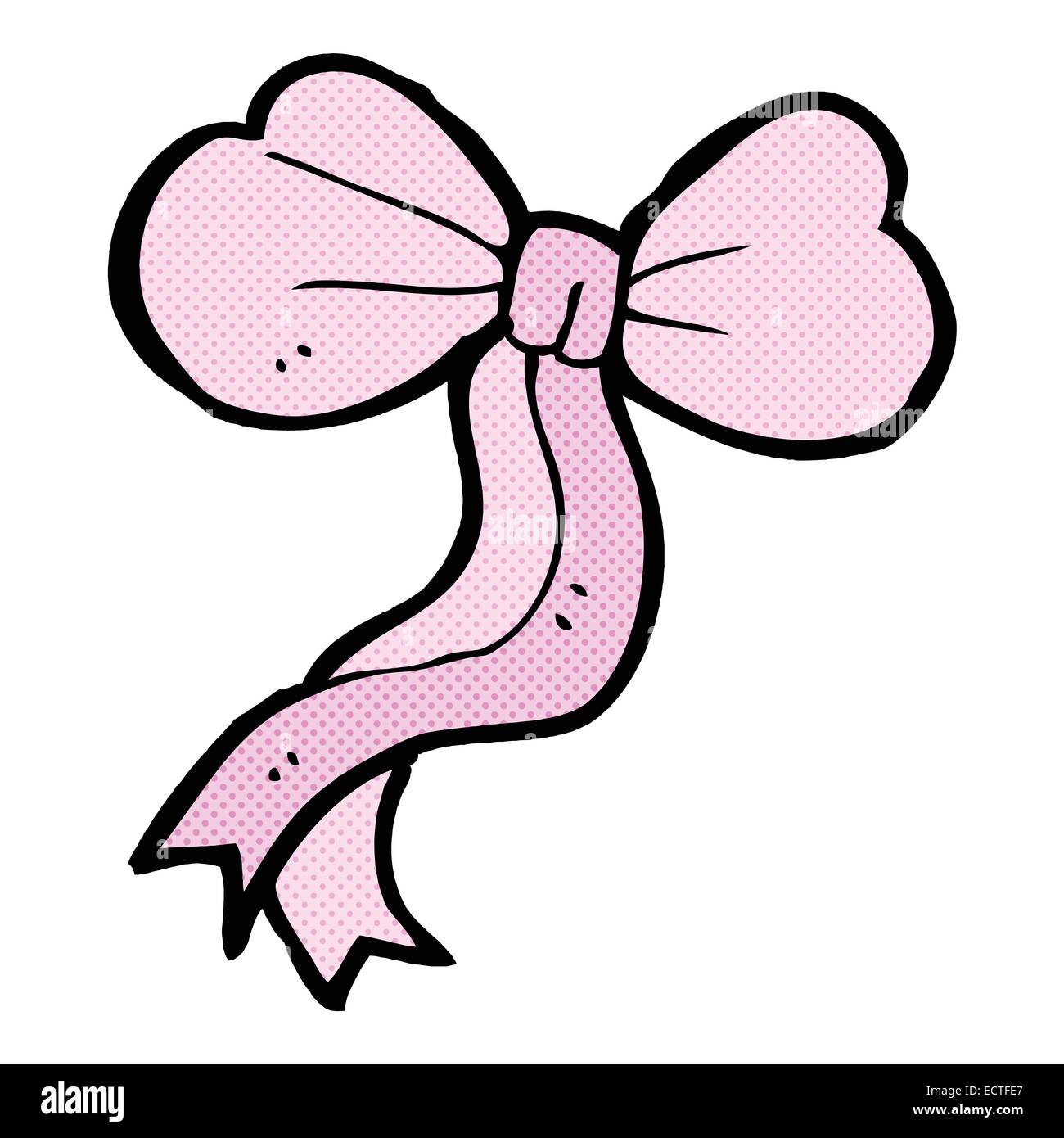 retro comic book style cartoon bow Stock Vector Image & Art - Alamy