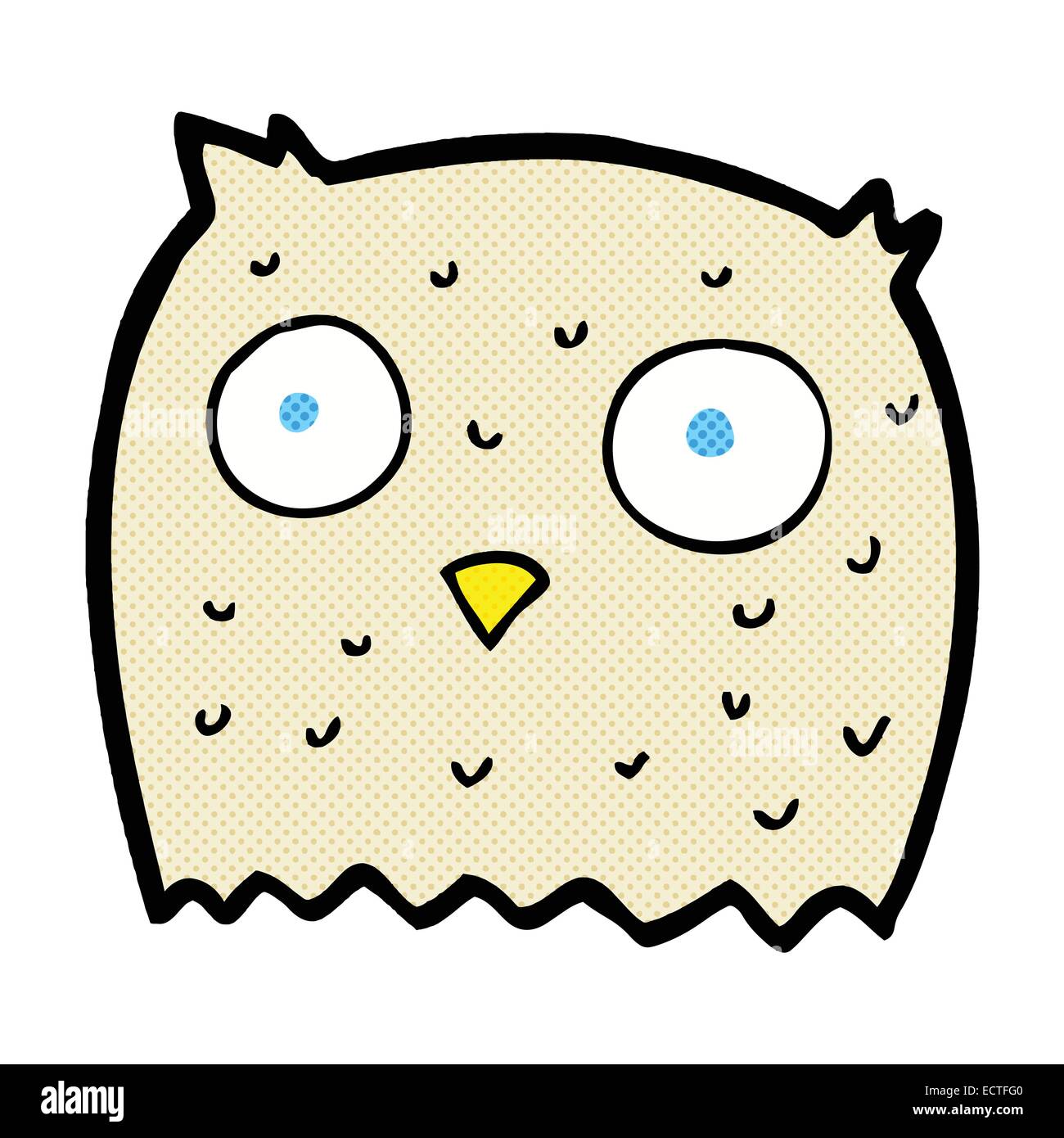 retro comic book style cartoon owl Stock Vector Image & Art - Alamy