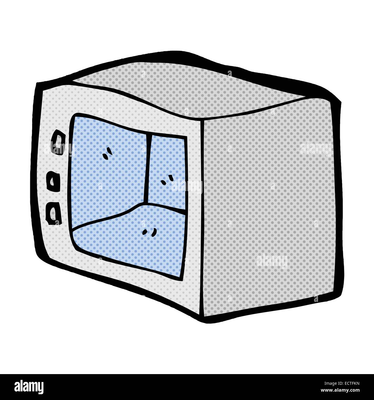 retro comic book style cartoon microwave Stock Vector Image & Art - Alamy