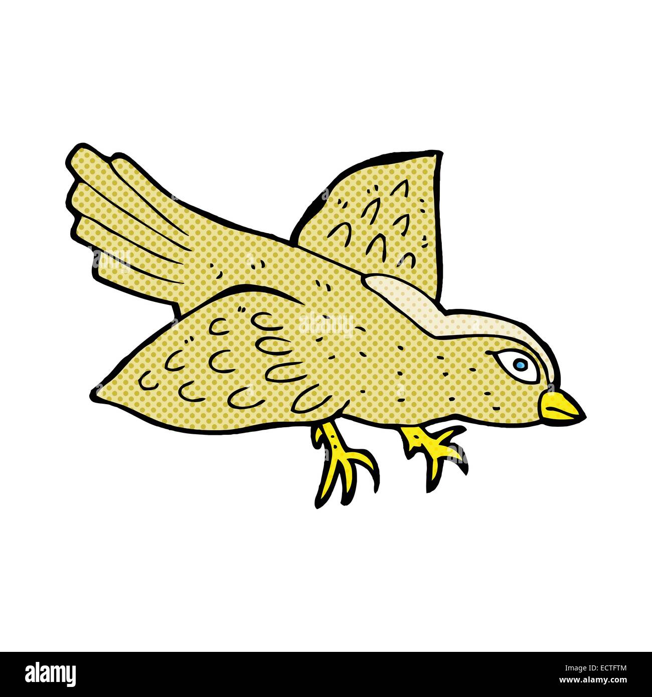 retro comic book style cartoon bird Stock Vector Image & Art - Alamy