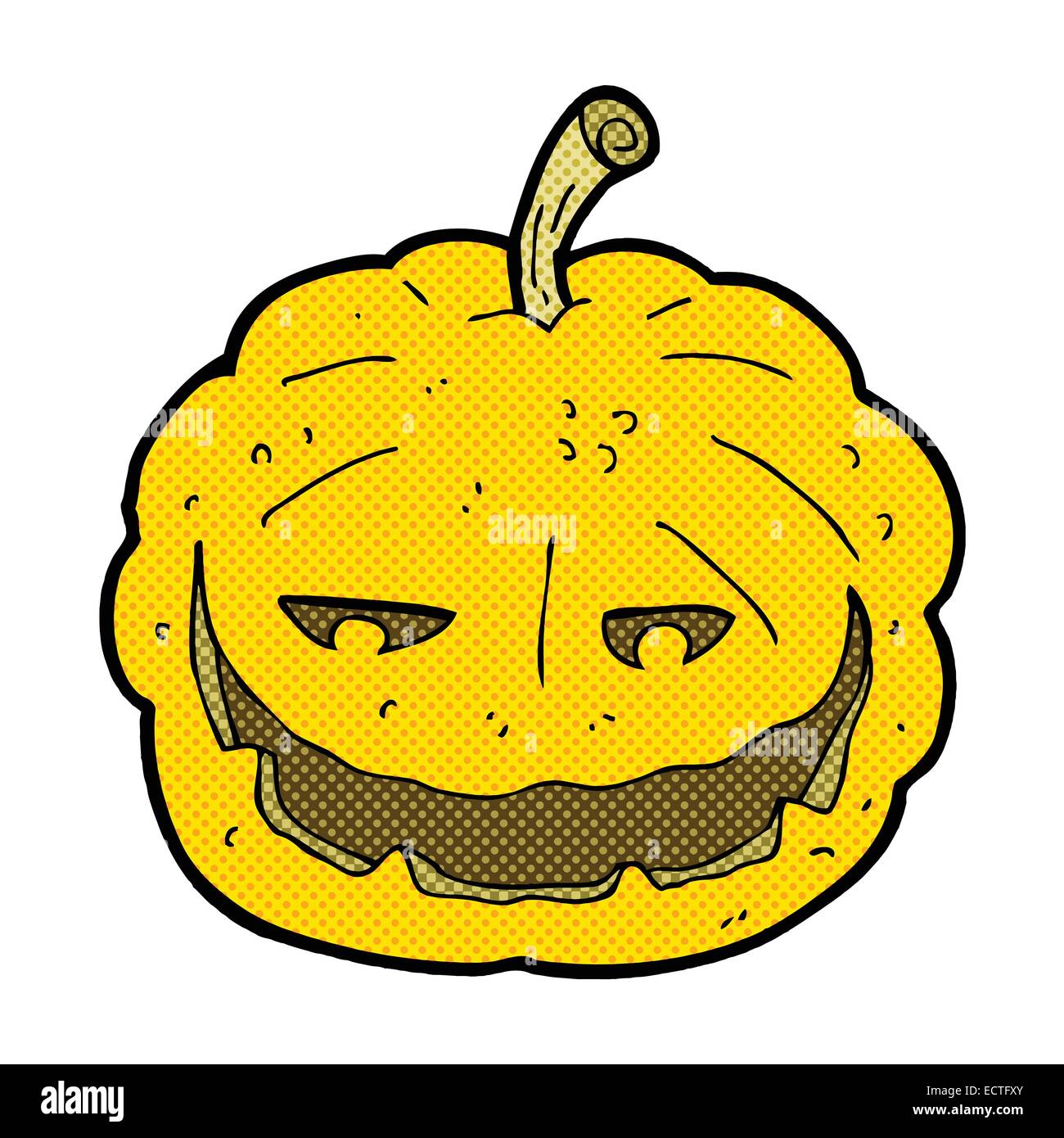 Cartoon jack lantern comic book hi-res stock photography and images - Alamy