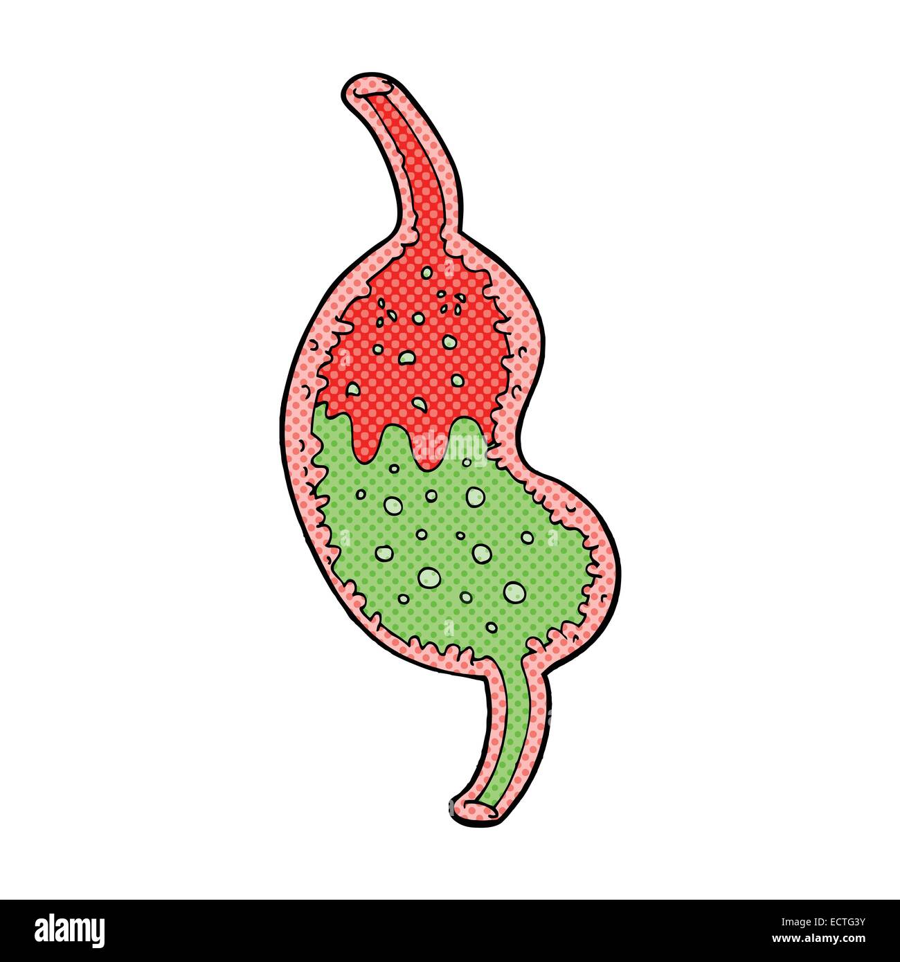Cheerful stomach cartoon design hi-res stock photography and images - Alamy