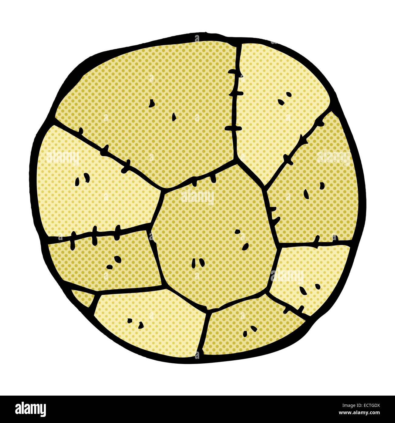 retro comic book style cartoon football Stock Vector Image & Art - Alamy