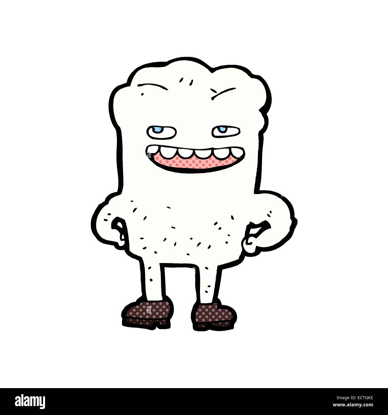 retro comic book style cartoon tooth Stock Vector Image & Art - Alamy