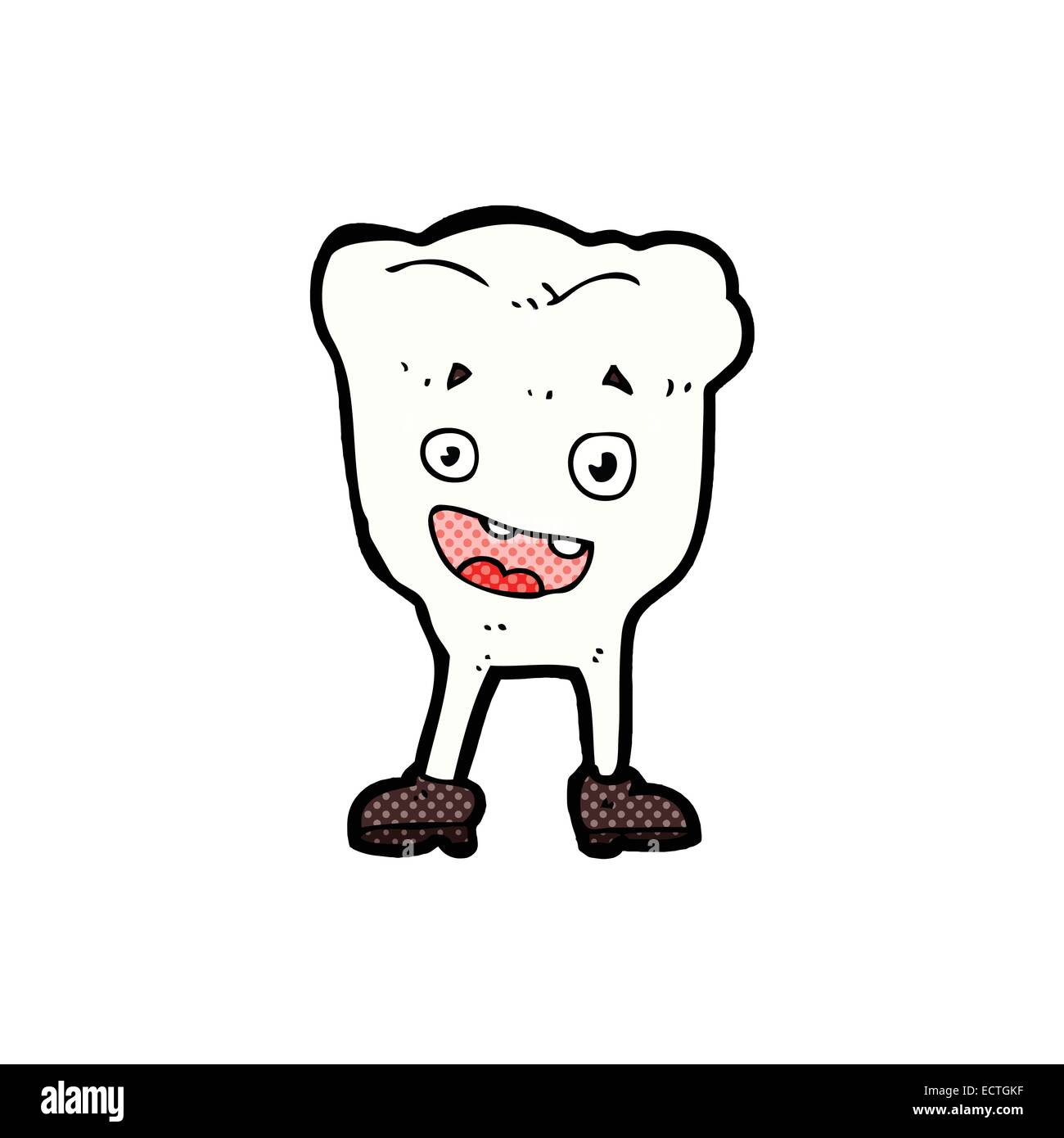retro comic book style cartoon tooth Stock Vector Image & Art - Alamy