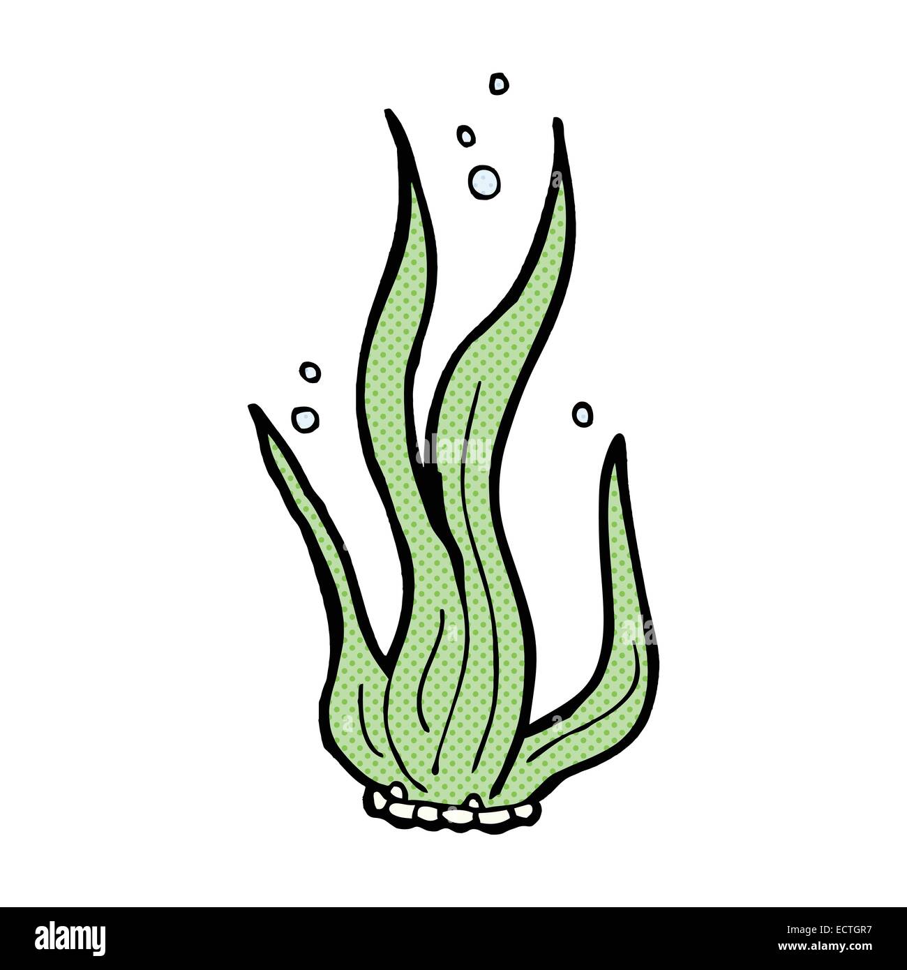 retro comic book style cartoon seaweed Stock Vector Image & Art - Alamy