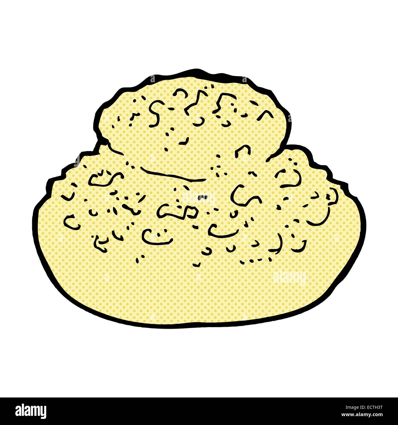 retro comic book style cartoon bread Stock Vector Image & Art - Alamy