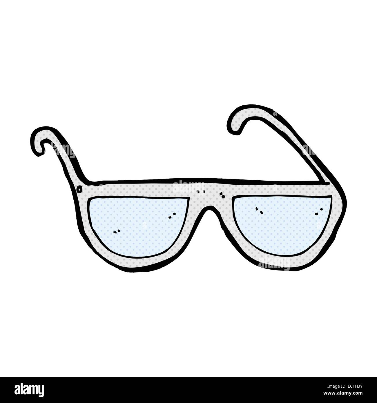 retro comic book style cartoon spectacles Stock Vector Image & Art - Alamy