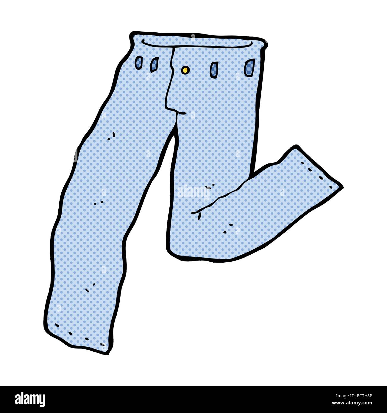 retro comic book style cartoon jeans Stock Vector Image & Art - Alamy