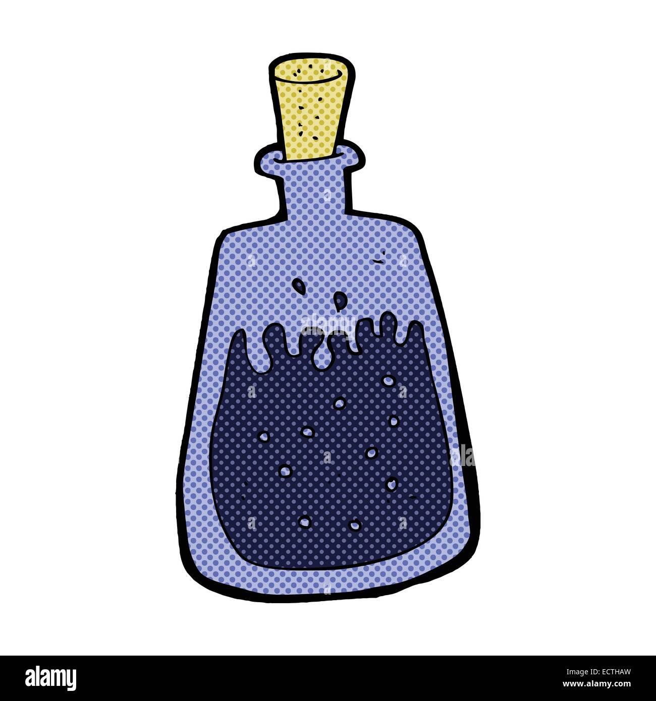 Cartoon old ink pot Cut Out Stock Images & Pictures - Alamy