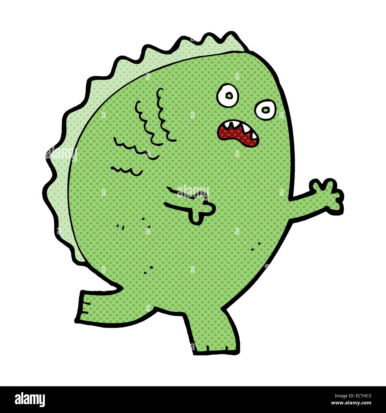 retro comic book style cartoon monster Stock Vector Image & Art - Alamy