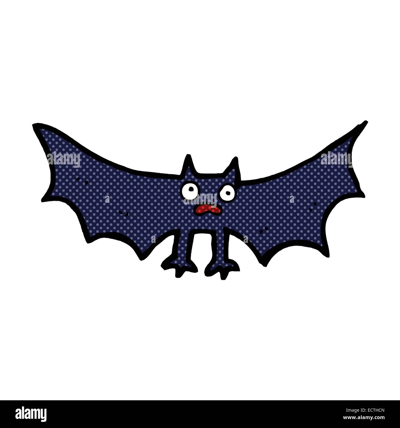 retro comic book style cartoon bat Stock Vector Image & Art - Alamy