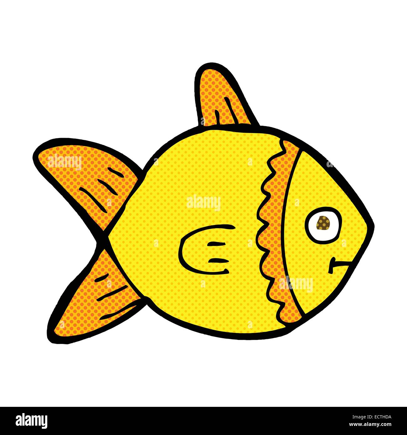 retro comic book style cartoon fish Stock Vector Image & Art - Alamy