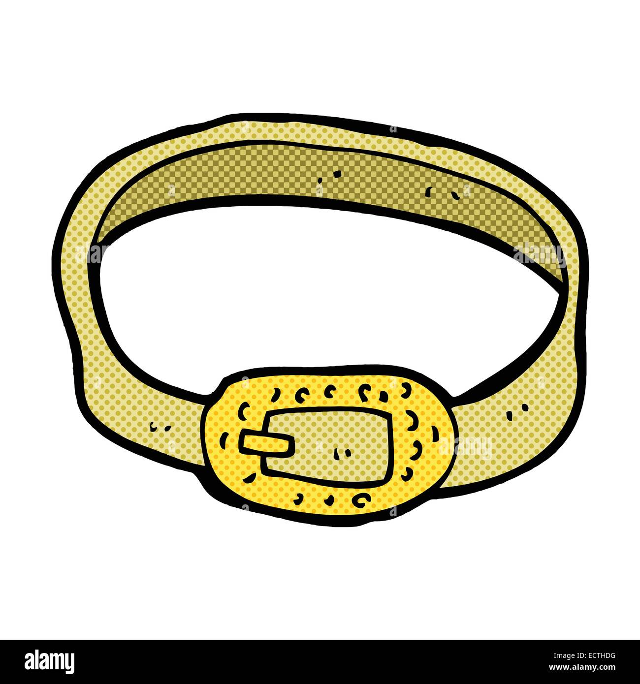 retro comic book style cartoon belt Stock Vector Image & Art - Alamy