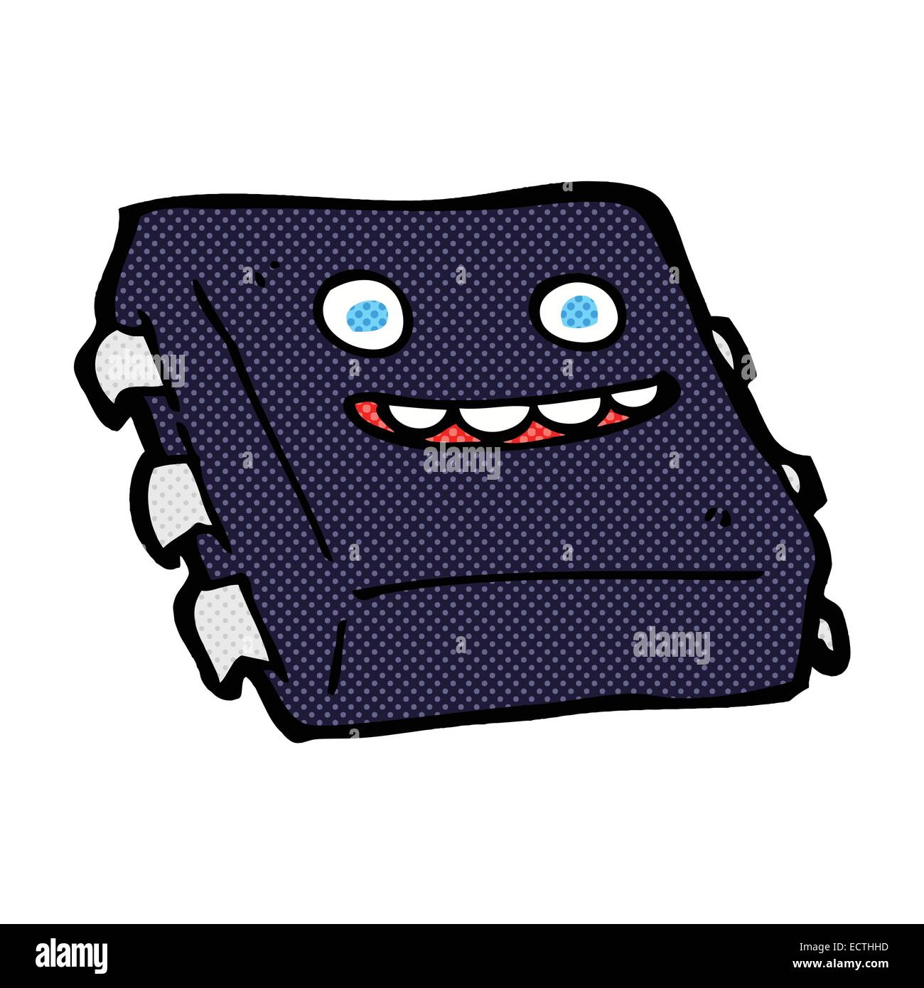 retro comic book style cartoon computer chip Stock Vector Image & Art ...