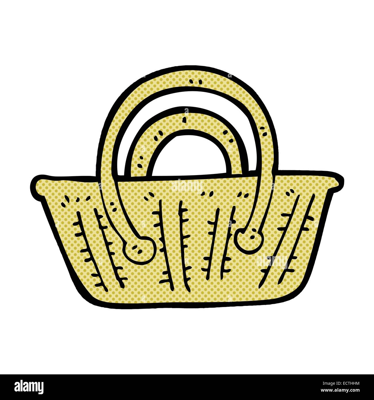 retro comic book style cartoon basket Stock Vector Image & Art - Alamy