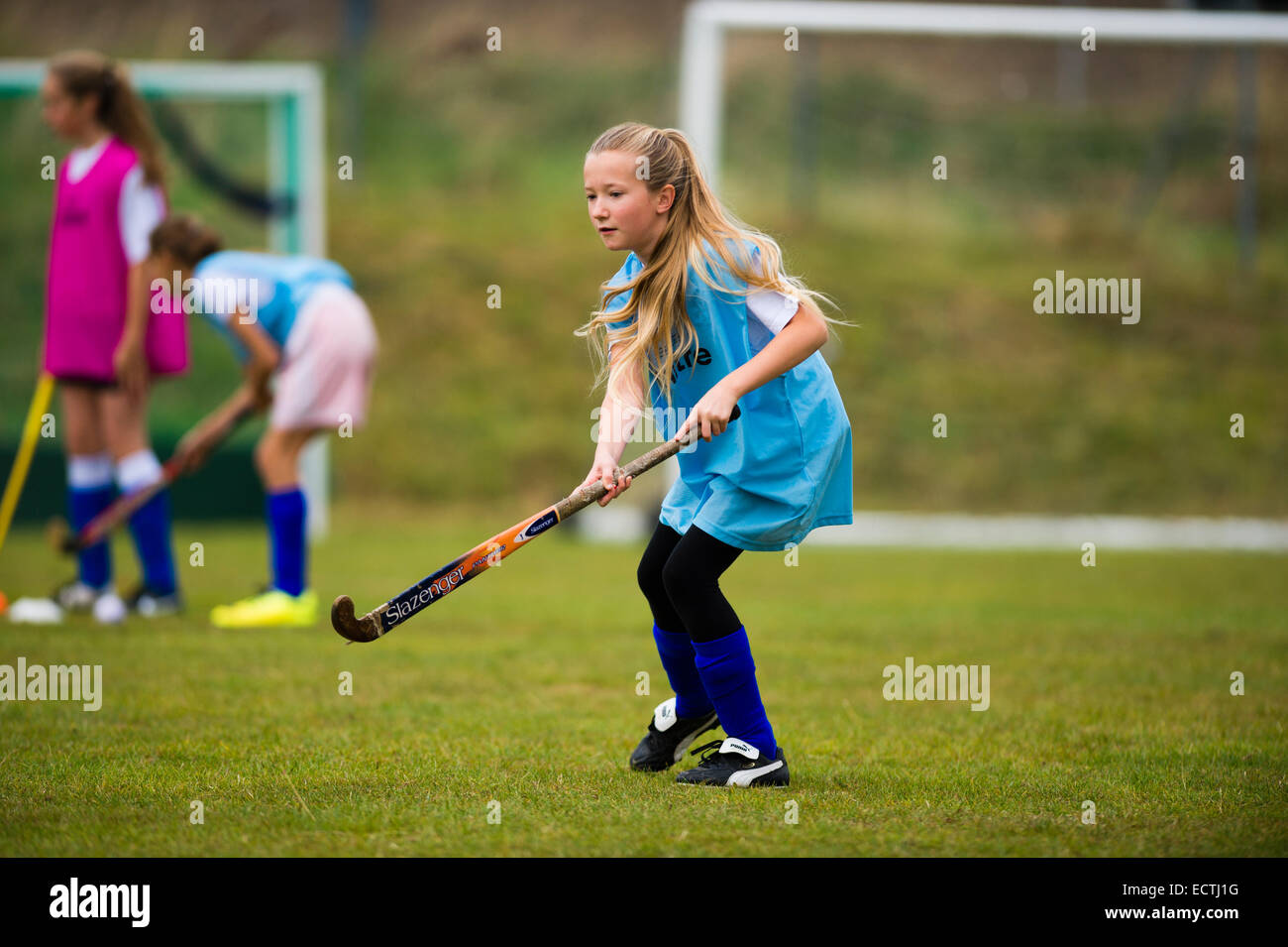 Secondary school PE physical education Wales UK: young 13 14 year old ...