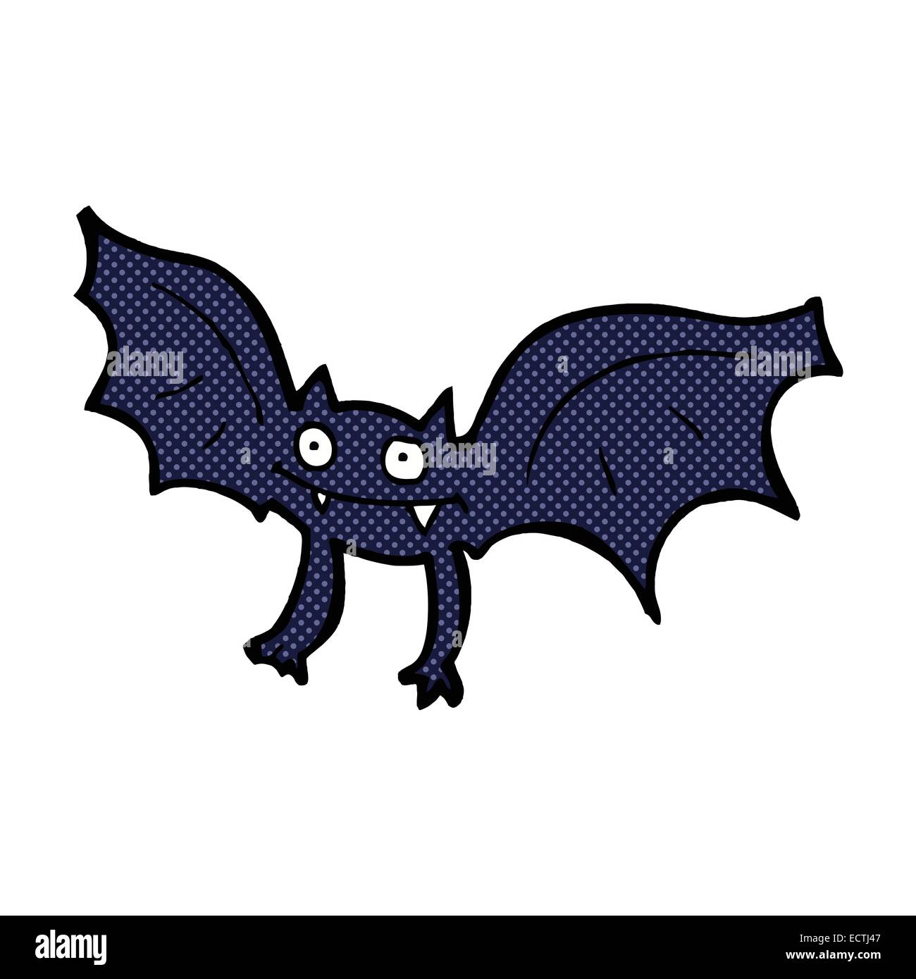 retro comic book style cartoon vampire bat Stock Vector Image & Art - Alamy