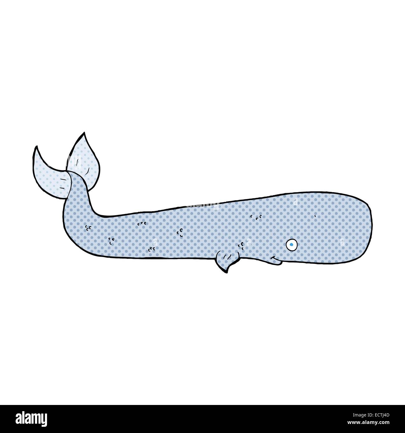 retro comic book style cartoon whale Stock Vector Image & Art - Alamy
