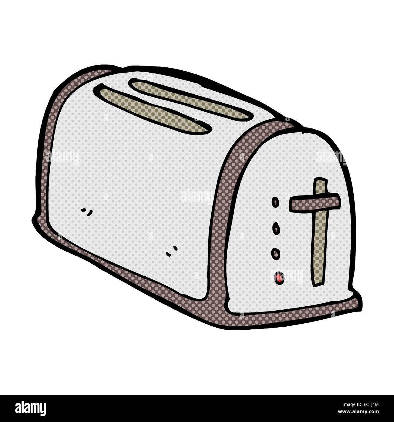 retro comic book style cartoon toaster Stock Vector Image & Art - Alamy