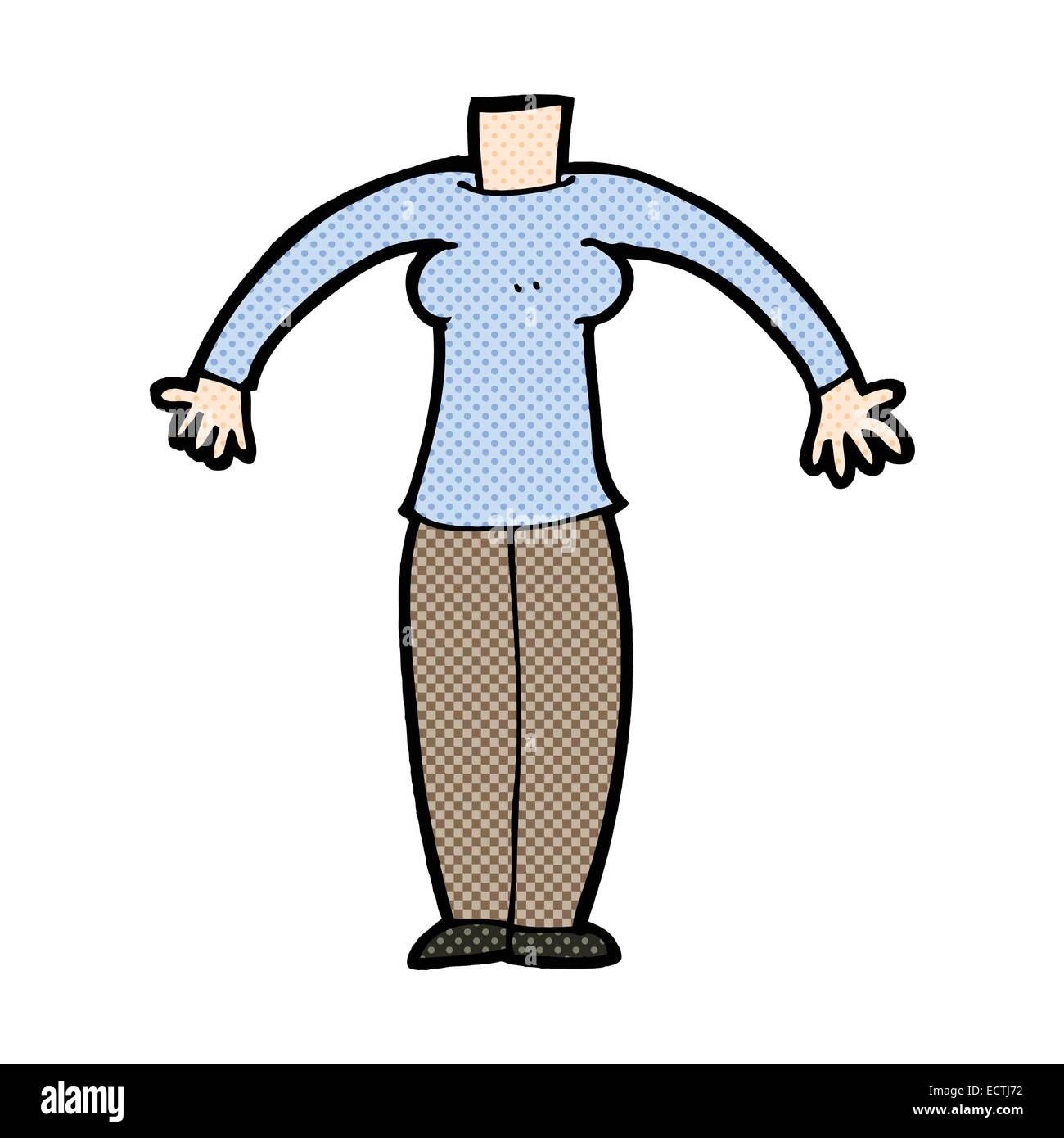 retro comic book style cartoon body (mix and match retro comic book ...