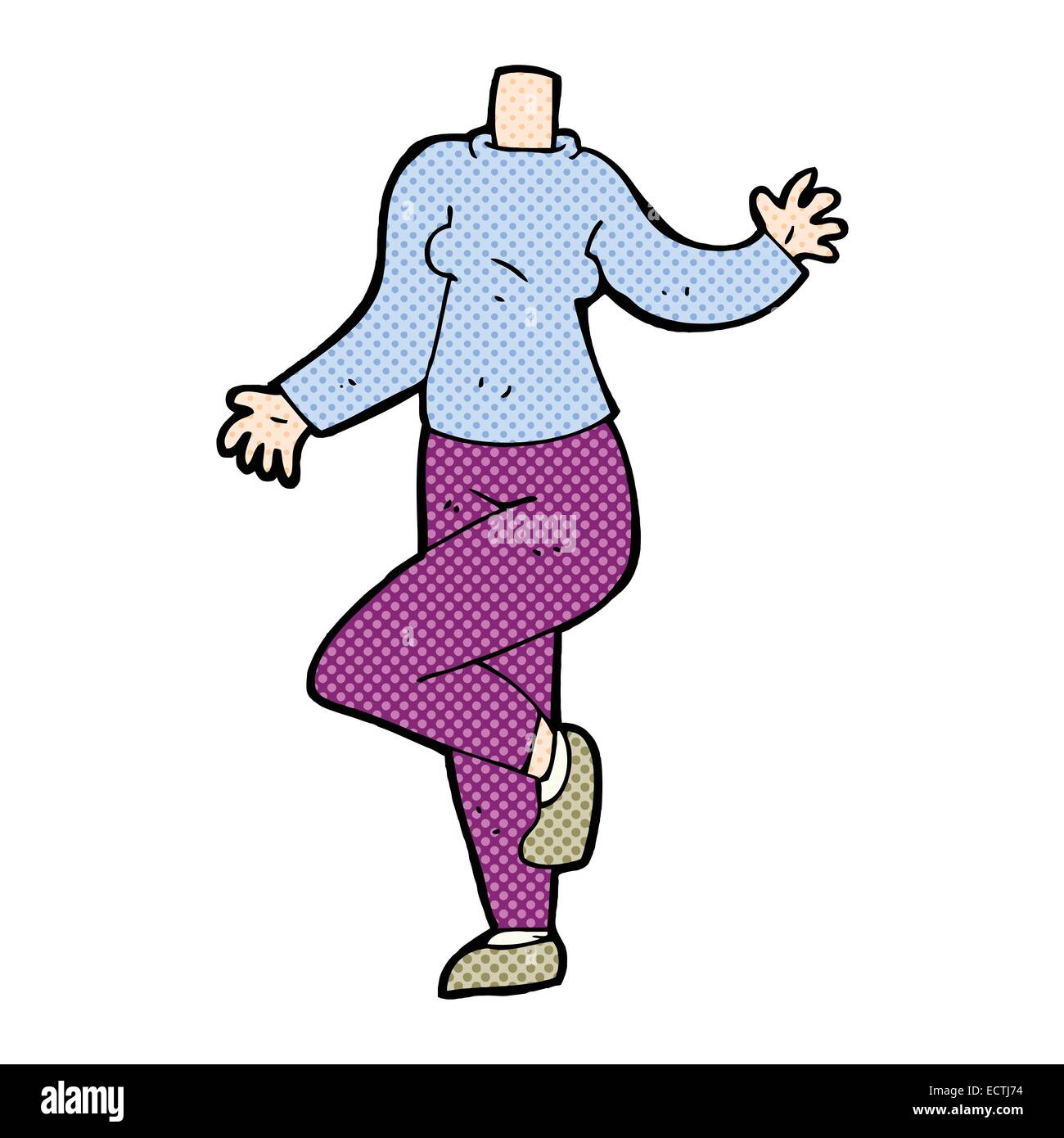 retro comic book style cartoon body (mix and match retro comic book ...