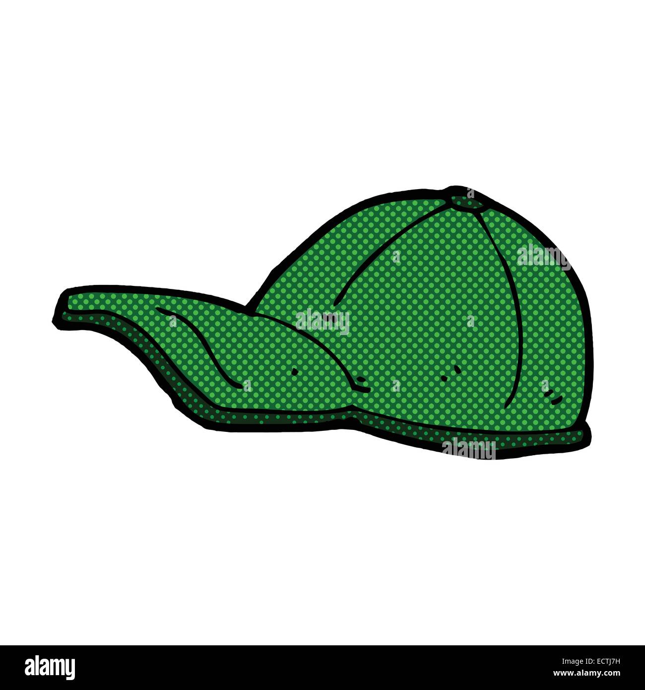 retro comic book style cartoon cap Stock Vector Image & Art - Alamy