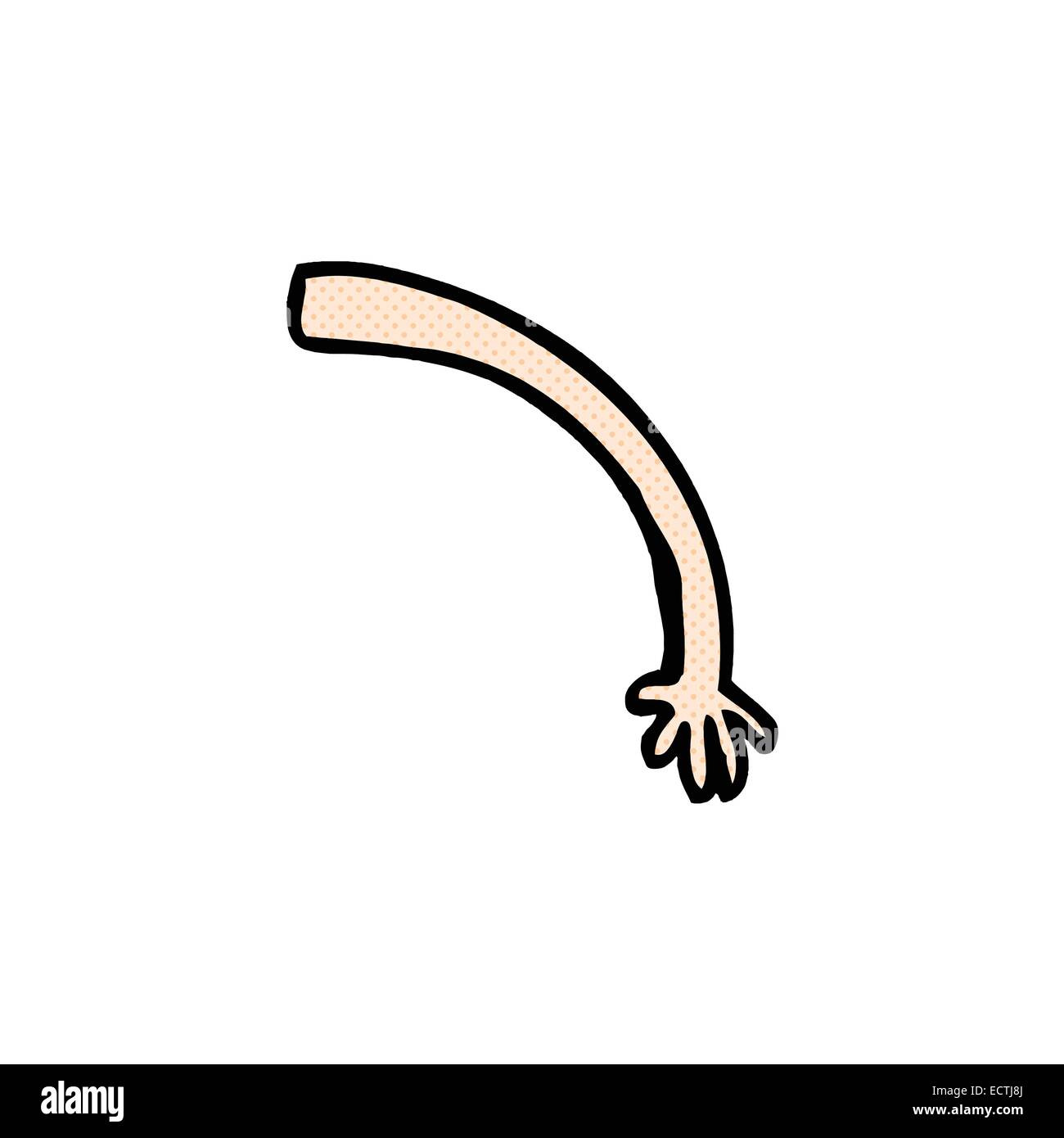 retro comic book style cartoon arm gesture Stock Vector Image & Art - Alamy