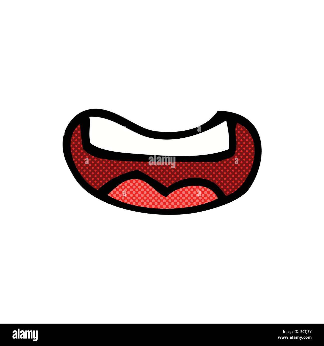 retro comic book style cartoon mouth Stock Vector Image & Art - Alamy