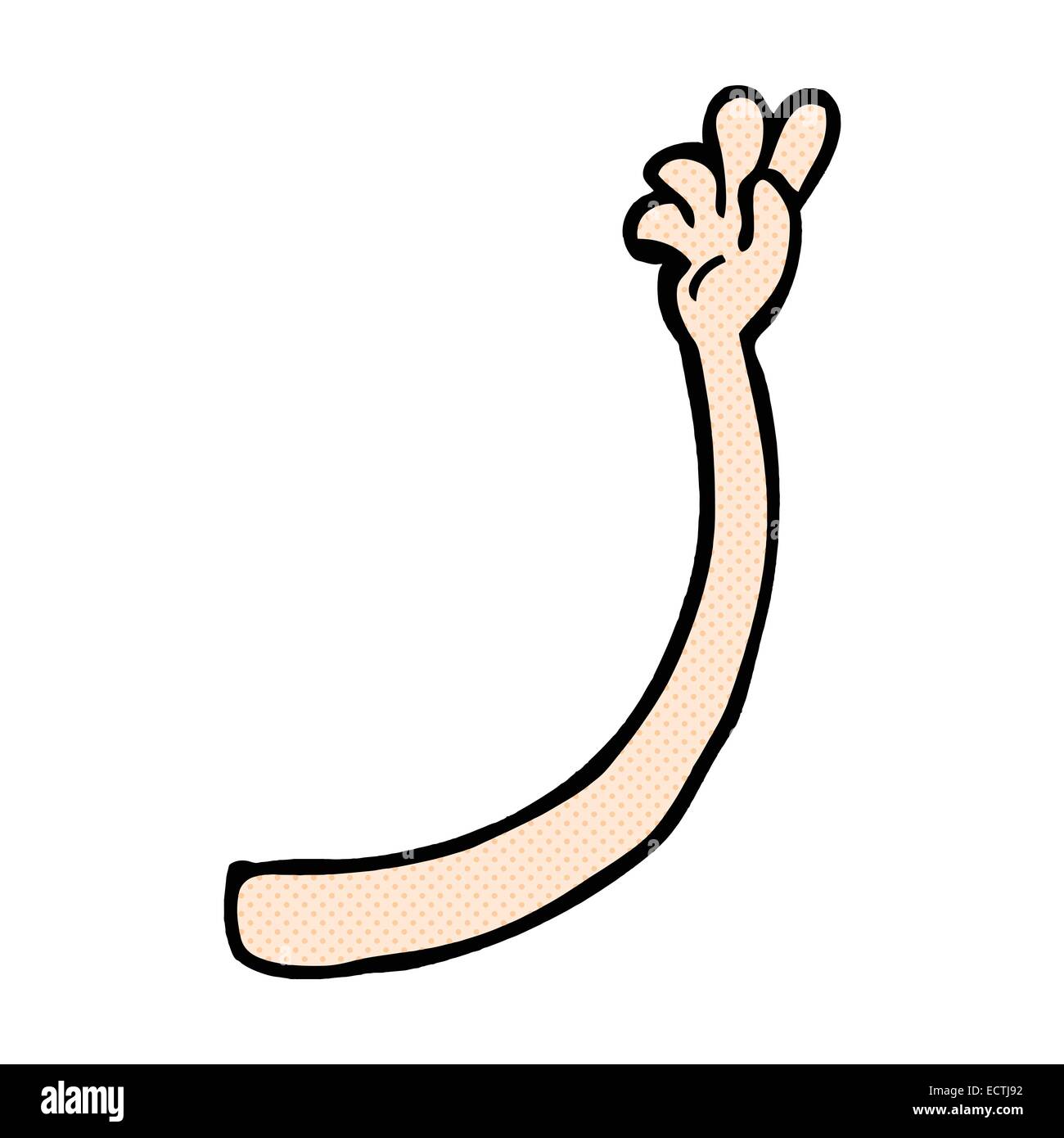 retro comic book style cartoon arm gesture Stock Vector Image & Art - Alamy