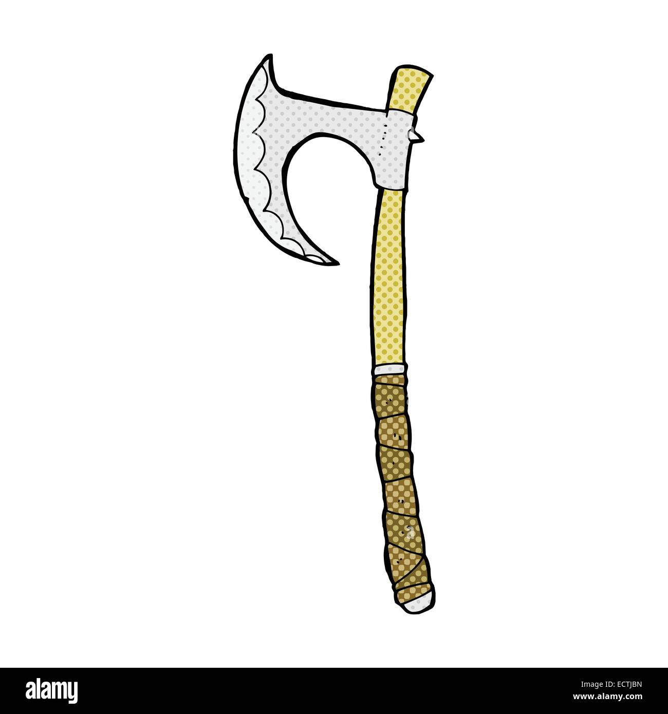 retro comic book style cartoon viking axe Stock Vector Image & Art - Alamy
