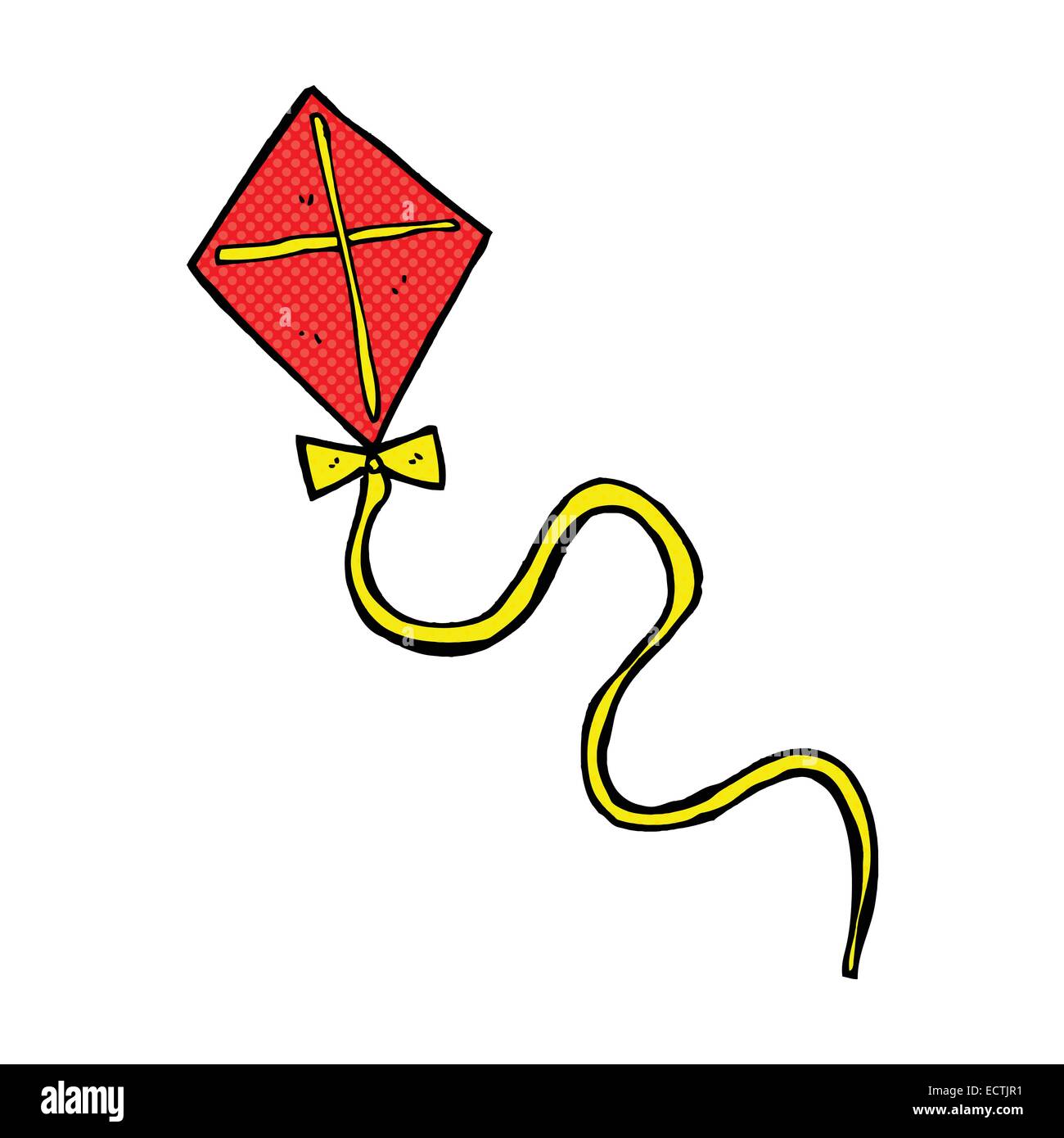 Flying a kite vector vectors Stock Vector Images - Alamy
