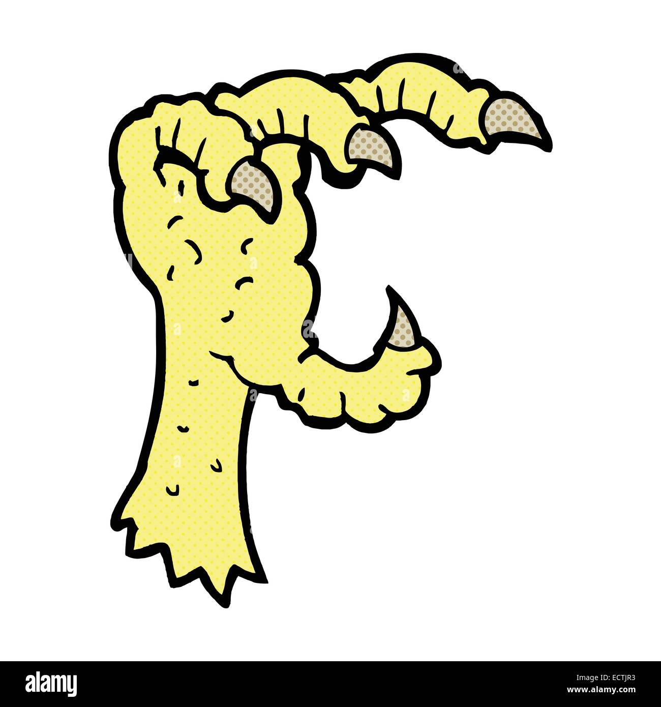 retro comic book style cartoon eagle claw Stock Vector Image & Art - Alamy