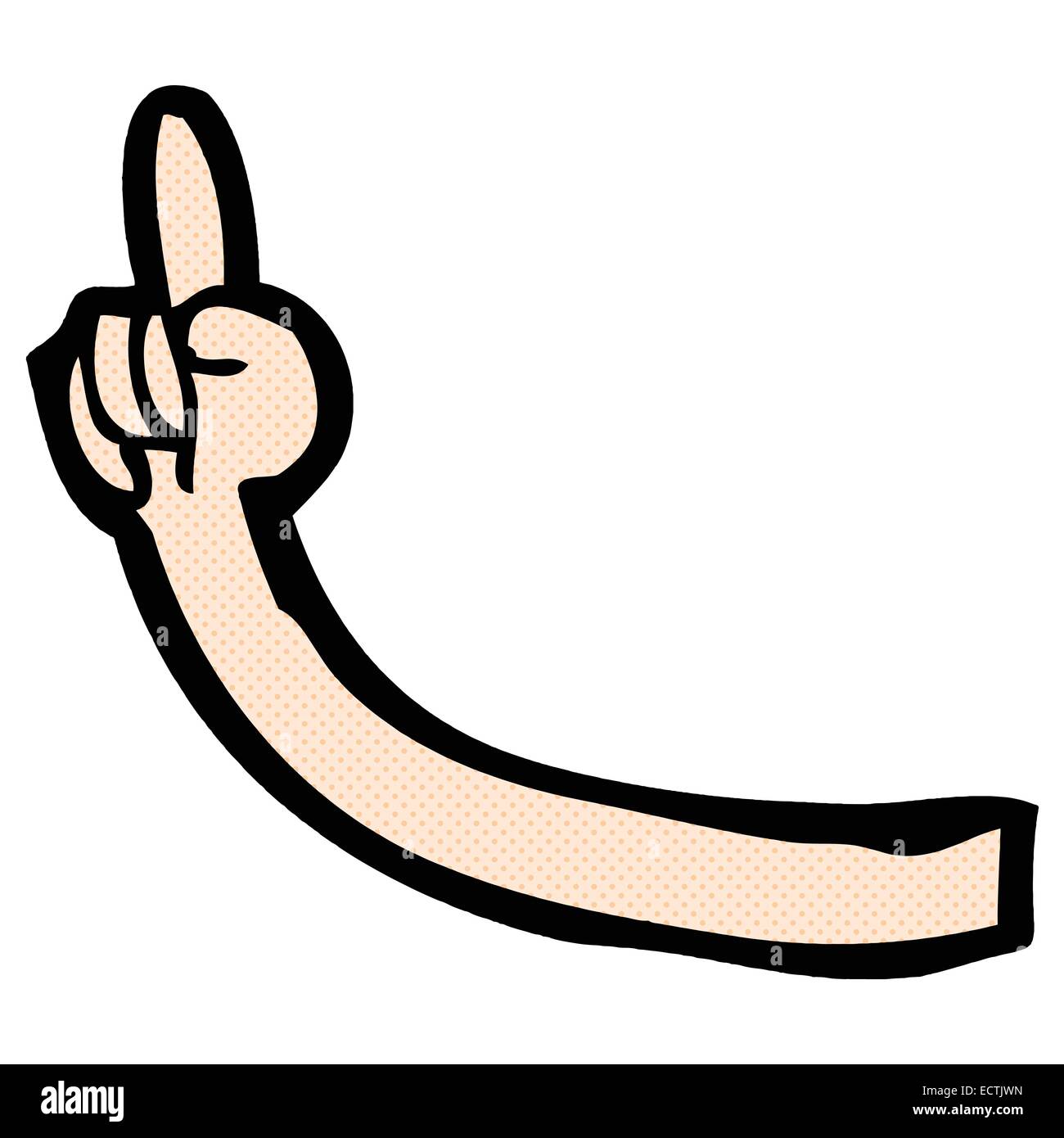 retro comic book style cartoon arm Stock Vector Image & Art - Alamy